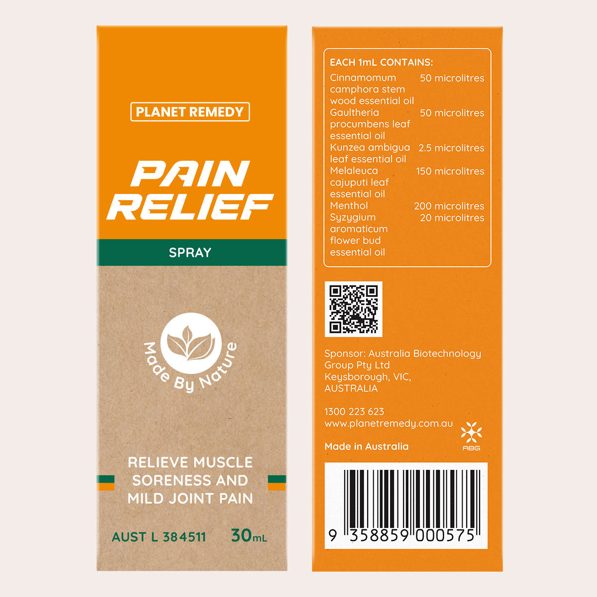 Pain Relief Spray - Planet Remedy